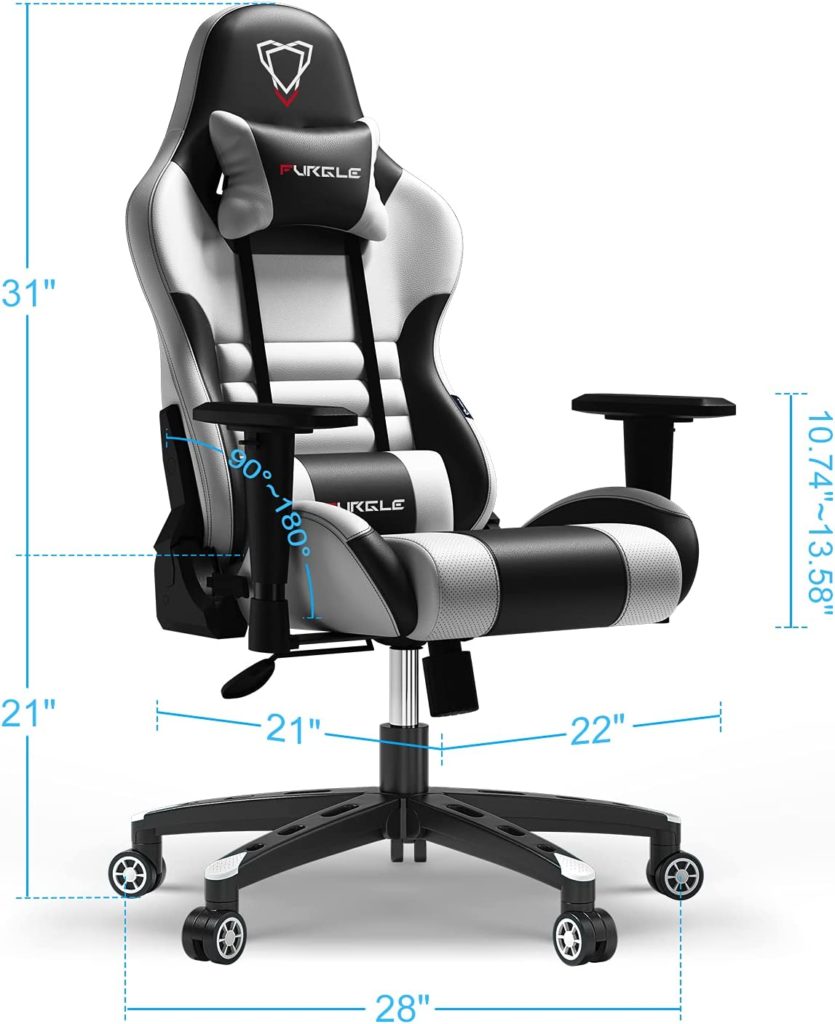 Gaming Chair – Furgle Gamer Chair – Office Chair – Swing Mode – with ...