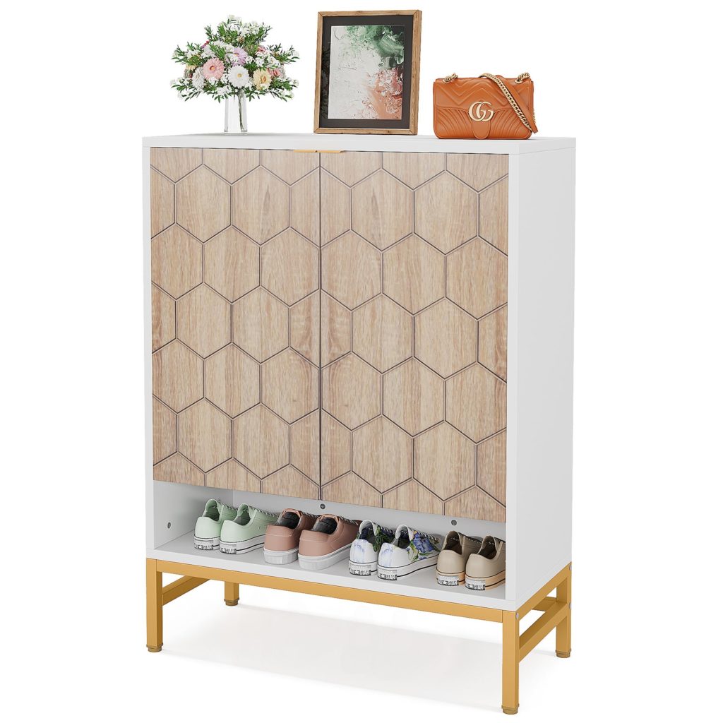 Shoe Cabinet, 5-Tier Entryway Shoe Organizer with Doors – MecaWorks – EGYPT