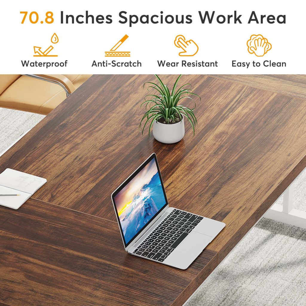 Conference Table, 183 CM Rectangle Meeting Room Table Executive Desk ...