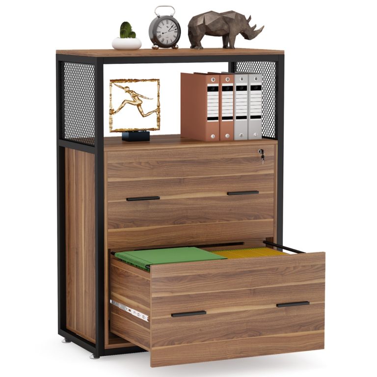 File Cabinet, Letter/Legal / A4 Size Filing Cabinet with 2 Drawers ...